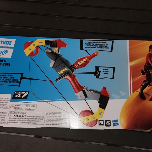 Nerf | Toys | Nerf Fortnite Tntinas Kaboom Bow Real Bow Action Includes Scope And 3 Offici ...